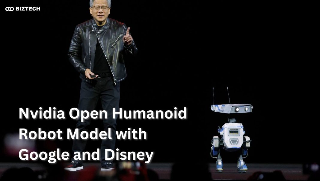 Nvidia Open Humanoid Robot Model with Google and Disney